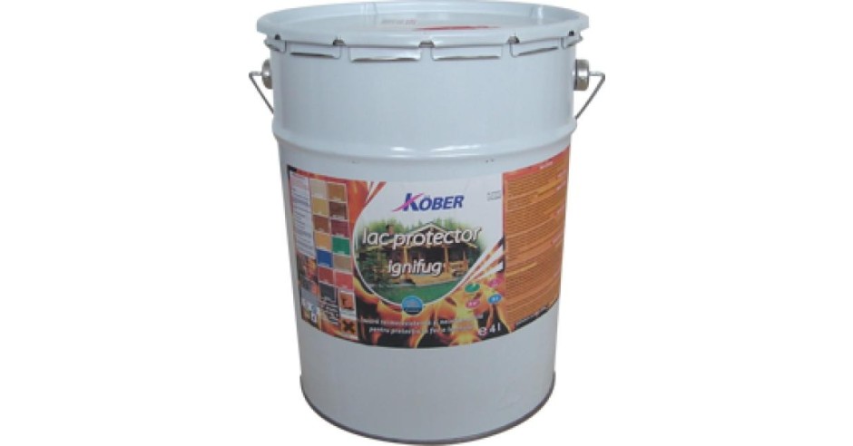 Lac Protector ignifug Kober 17kg - IG5171F-IG5-B17 Maro Deschis ...