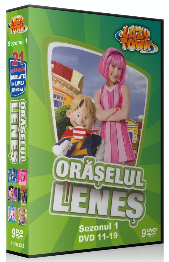 Oraselul Lenes ( Lazy Town ) - Sez.1 vol.2 - 9 DVD-uri Dublate Romana ...