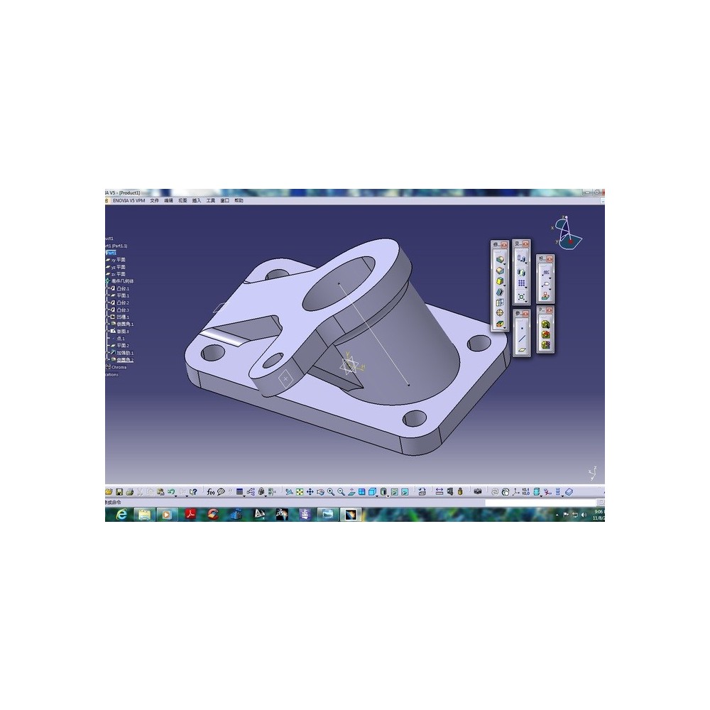 Proiectare, design, modelare 3D, desen piese, produse in Catia V5 ...