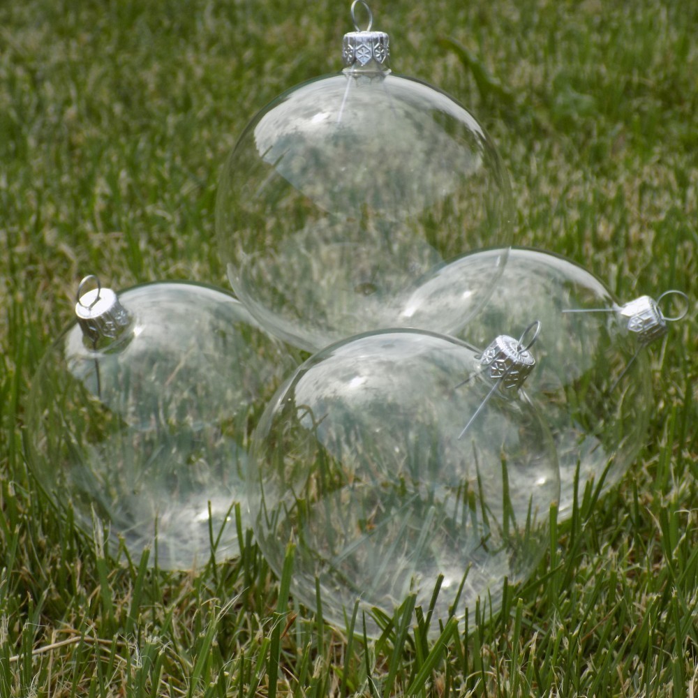 Globuri de sticla simple transparente ,globuri de craciun Cluj | arhiva ...