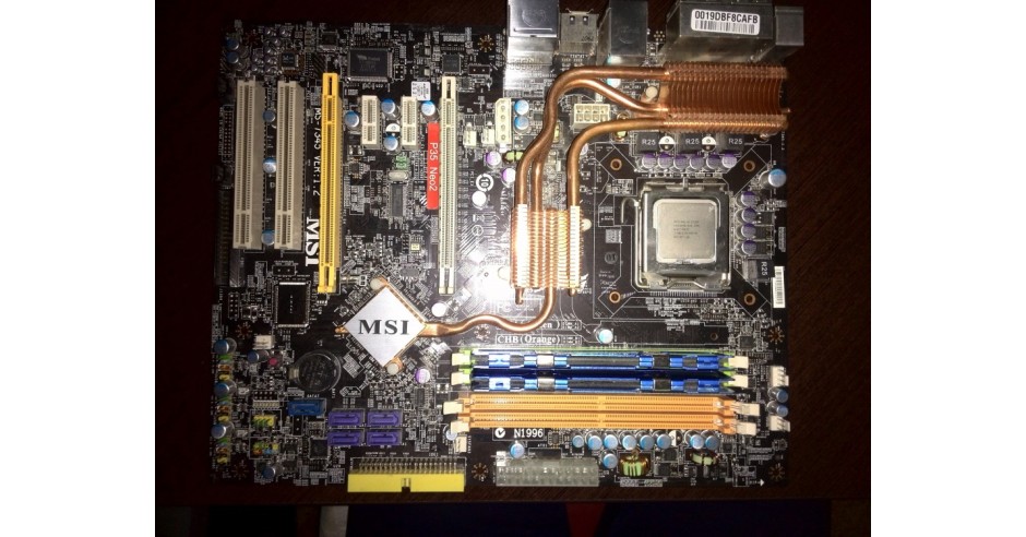 Placa de baza MSI P35 NEO 2 + procesor+memorie RAM | arhiva Okazii.ro