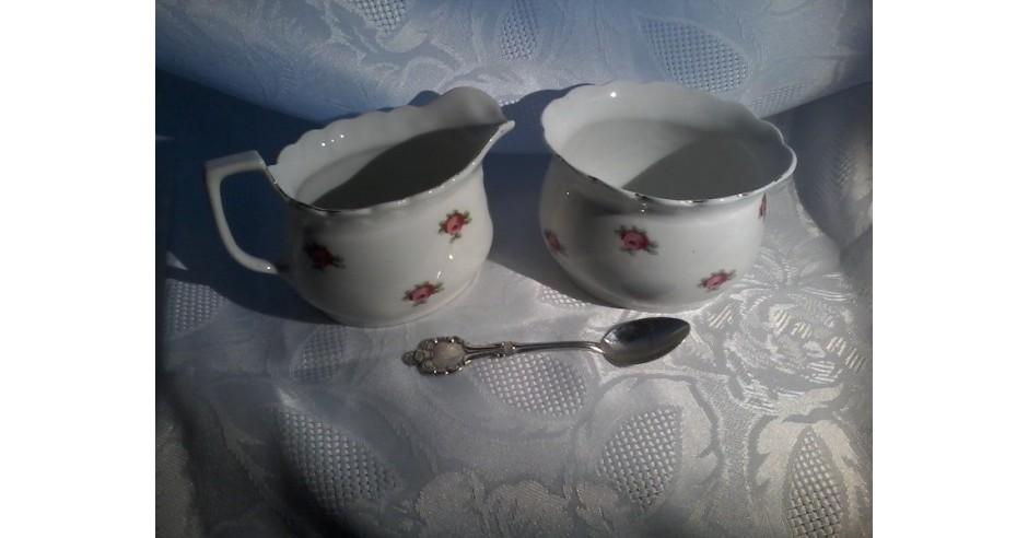 SET ZAHARNITA SI LATIERA, PORTELAN BAVARIA. | arhiva Okazii.ro