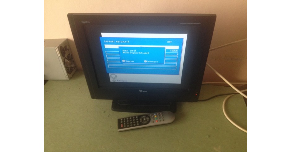 TV LCD 15 INCH DVBT TELESYSTEM PALCO 15 + TELECOMANDA | arhiva Okazii.ro