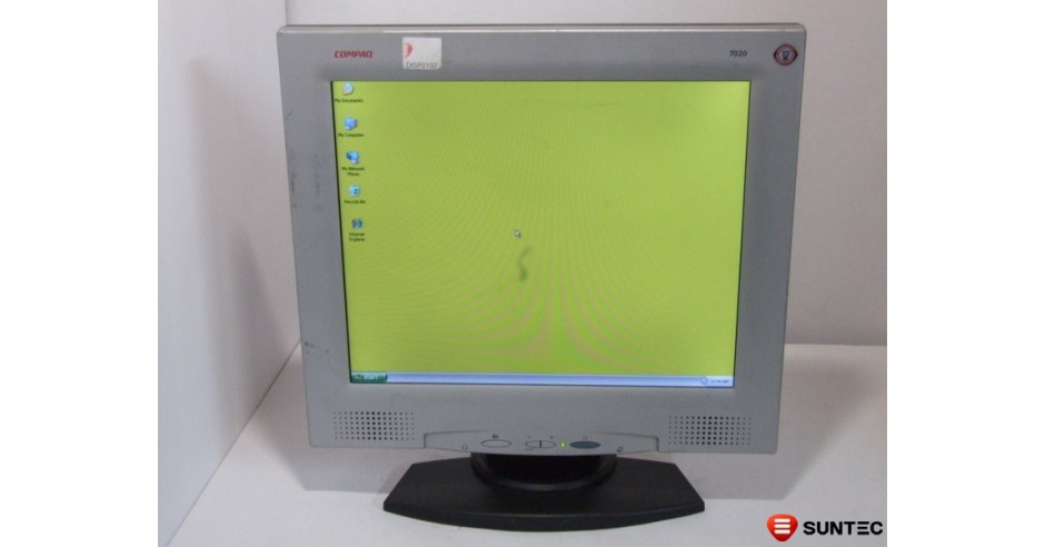 Monitor LCD 17 inch Compaq TFT7020, ecran zgariat si patat, carcasa ...