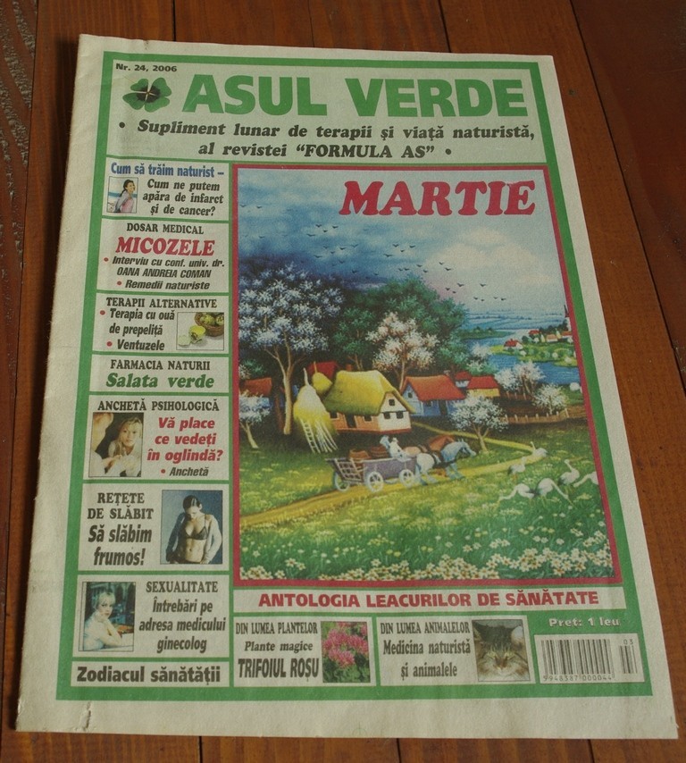 Revista Asul verde suplimet al revistei Formula As nr. 24 martie 2006 ...