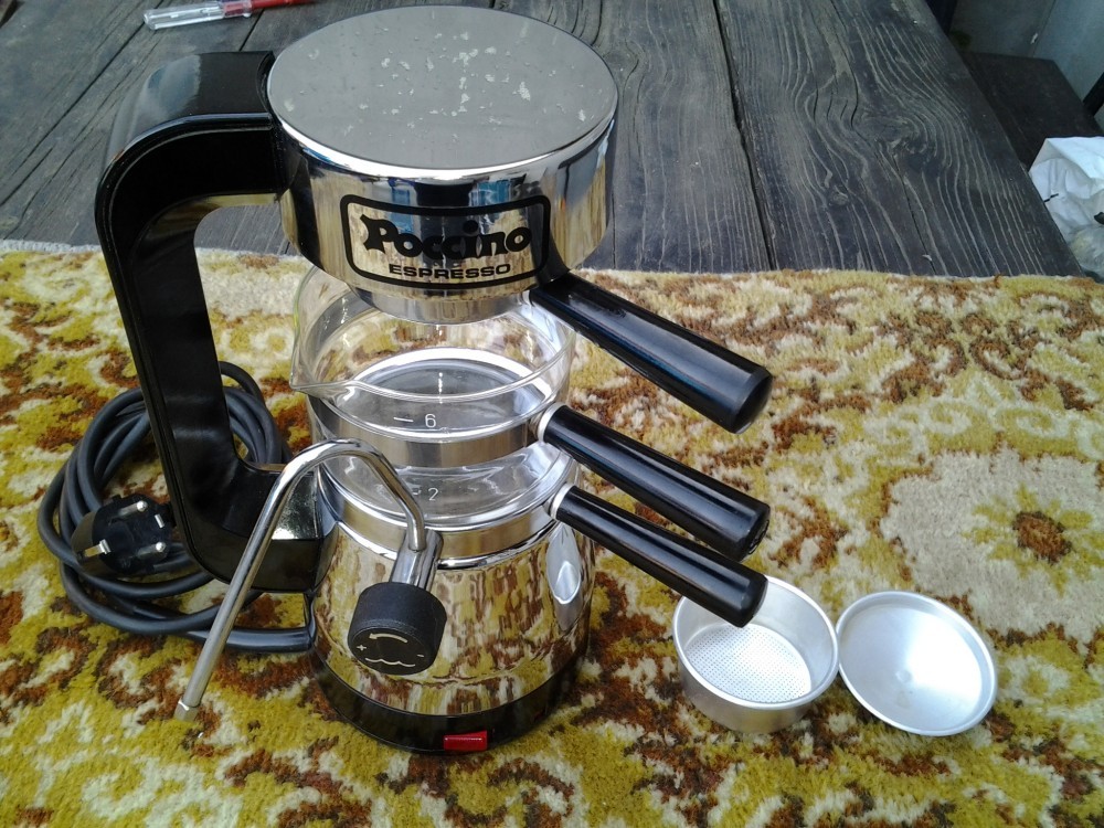 Poccino Espresso Chrome expresor / cafetiera / filtru | arhiva Okazii.ro