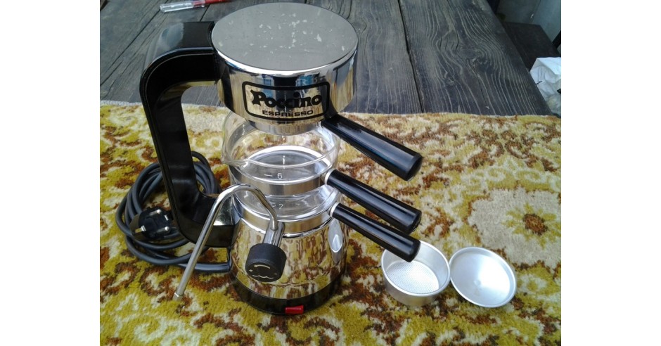 Poccino Espresso Chrome expresor / cafetiera / filtru | arhiva Okazii.ro