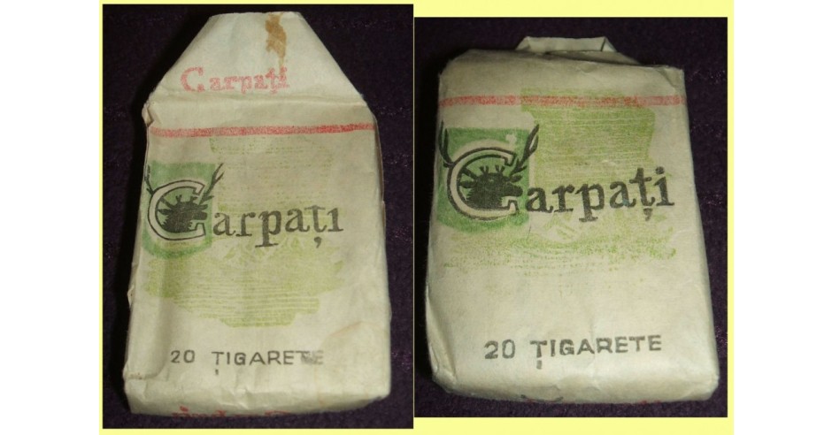 Pachet tigari Carpati, Intreprinderea Tigarete Iasi, Epoca de Aur ...