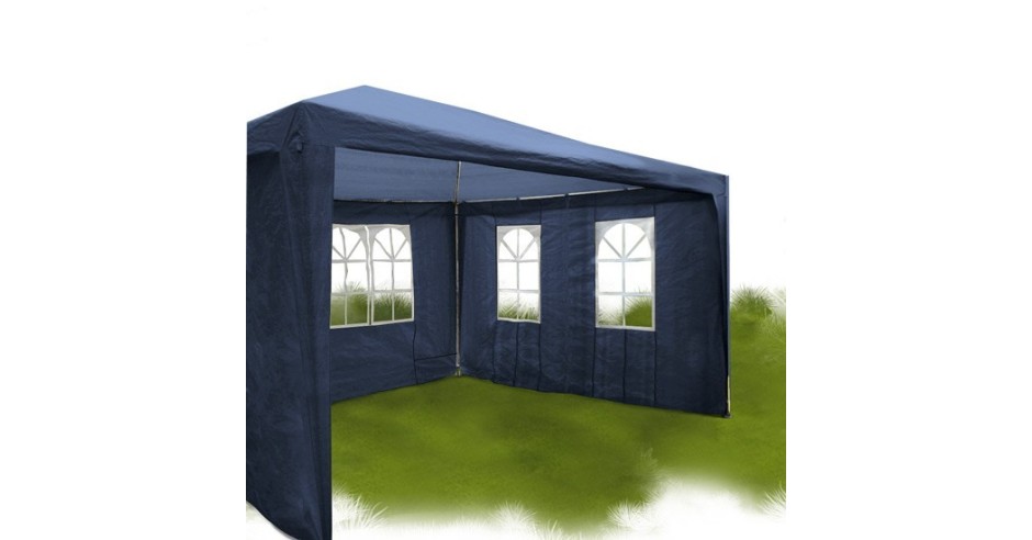 Cort 3x4 m pavilion gradina, cort evenimente, ALBASTRU | arhiva Okazii.ro