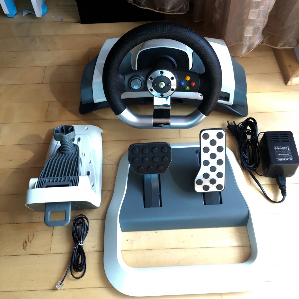 Volan XBOX 360 Microsoft Wireless Racing Wheel | arhiva Okazii.ro