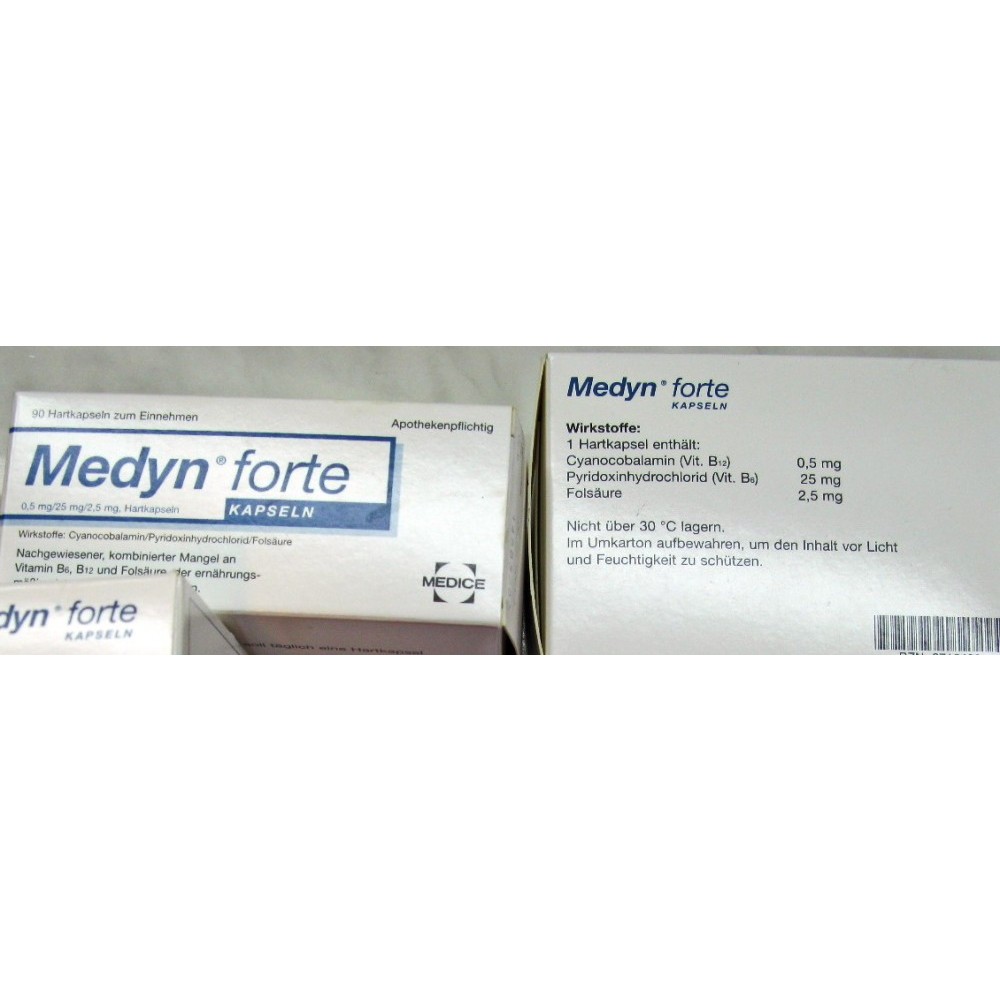 Vand 1 cutie Medyn Forte (complex B6, B9 si B12) 90 capsule | arhiva ...