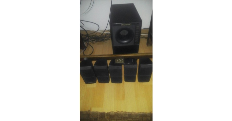 Microlab Sistem audio 5.1, Microlab X4/5.1, 190Wm telecomanda fara fir ...