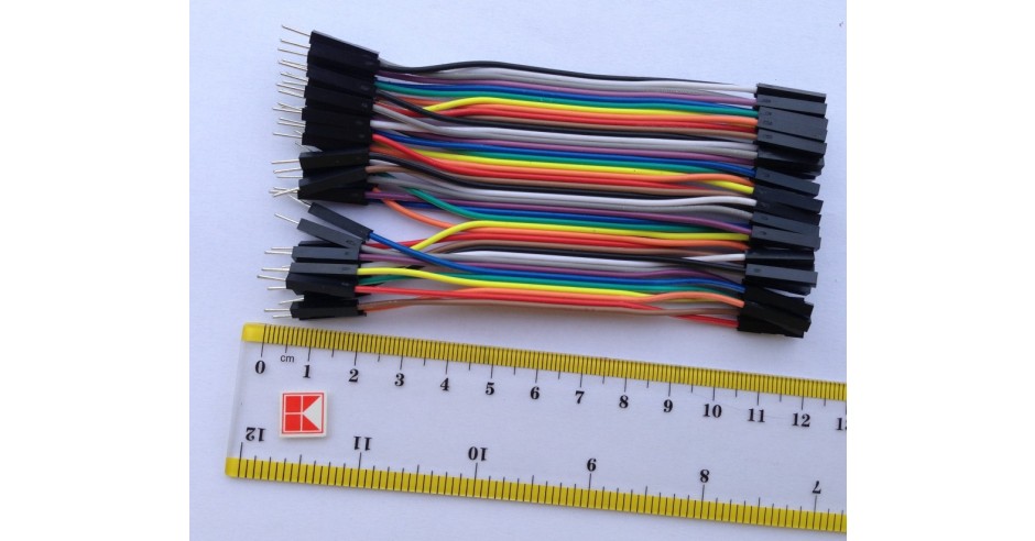 10 cabluri ( 10cm ) dupont MAMA-TATA ( male-female ) Arduino cablu ...