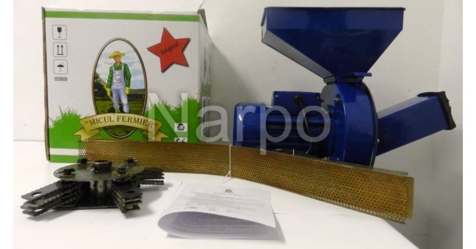 Moara electrica macinat cereale porumb coceni lucerna furaje Micul ...