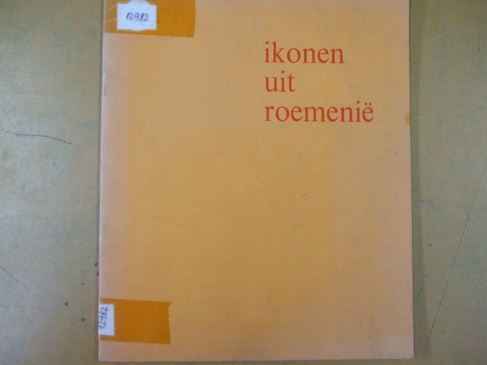 Icoane din Romania catalog expozitie Olanda Bredius 1968 text limba ...