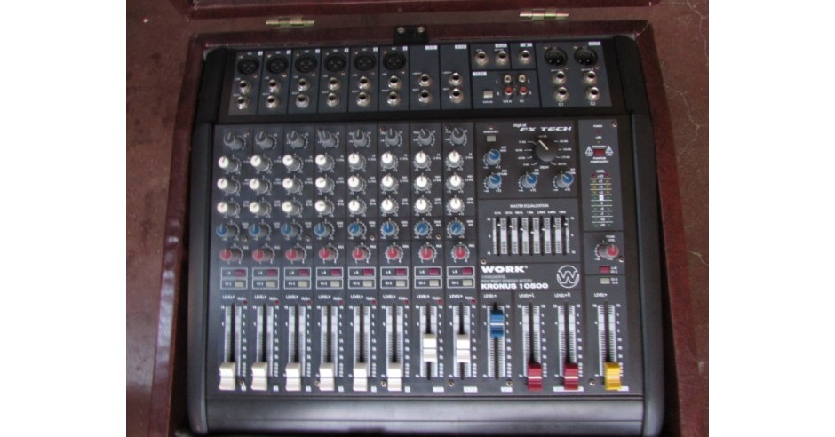 Mixer cu amplificare, 2 boxe Pasivi, Subwofer Activ | arhiva Okazii.ro