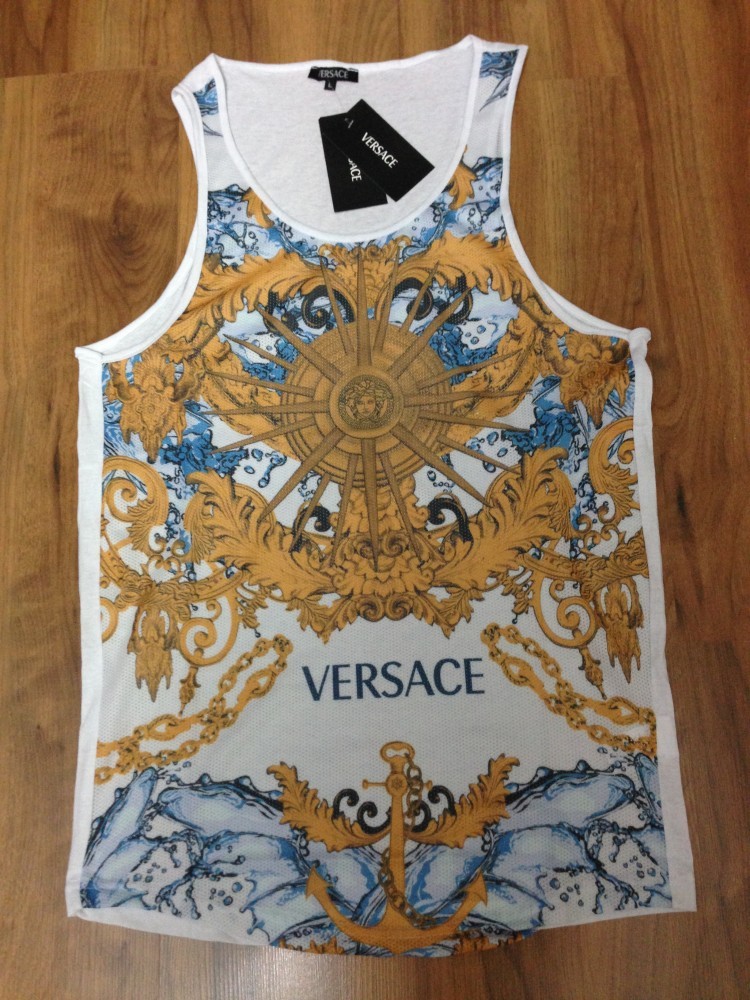 Maieu/tricou fara maneci Versace slim fit *REDUCERE DE PRET* | arhiva ...