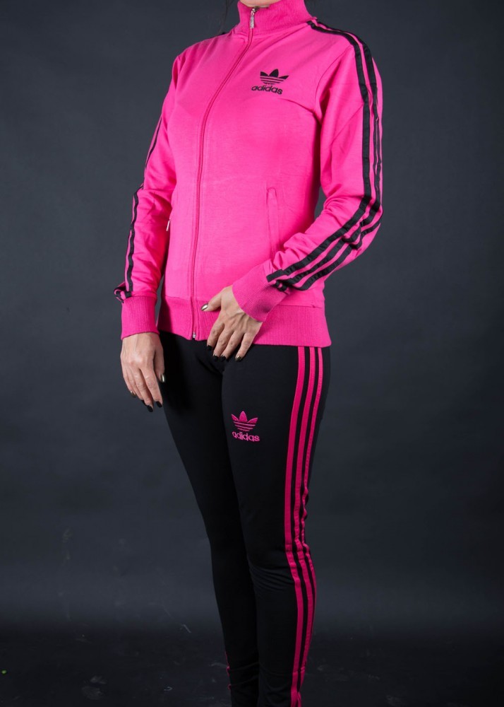 Trening ADIDAS roz-negru DAMA bumbac.Model NOU 2016 | arhiva Okazii.ro