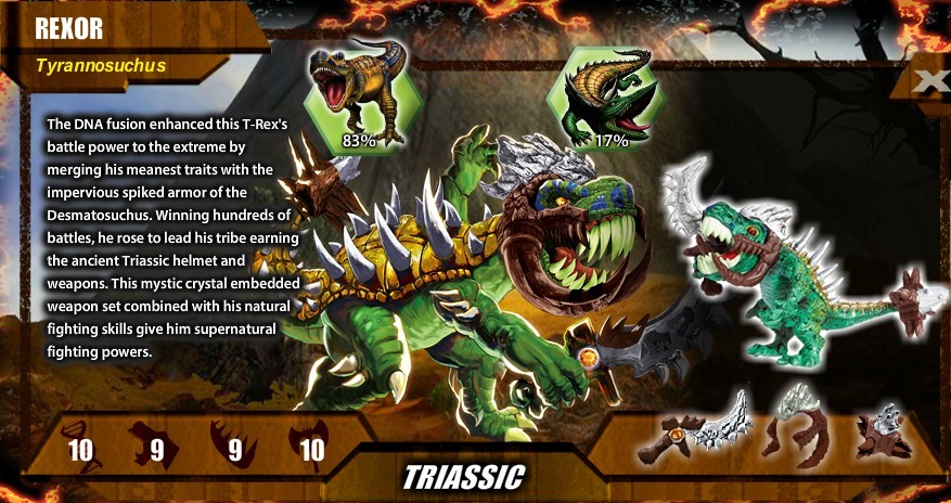 Micro Predasaurs - seria Insect Invasion - 01. REXOR | arhiva Okazii.ro