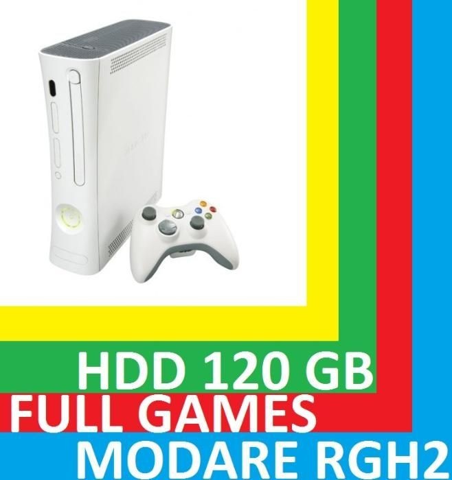 Consola XBOX 360 +120 gb hd - Modare RGH2+GTA 5-FIFA 16-Minecraft,etc ...