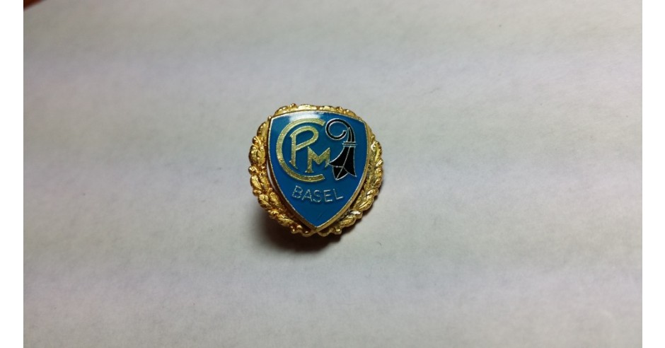 INSIGNA DE POLITIE - POLITIA DE CANTON BASEL ELVETIA - PIESA DE ...