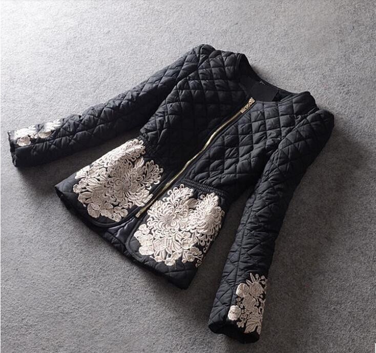 Sacou tip geaca model matlasat cu broderie asemanator Gucci | arhiva ...