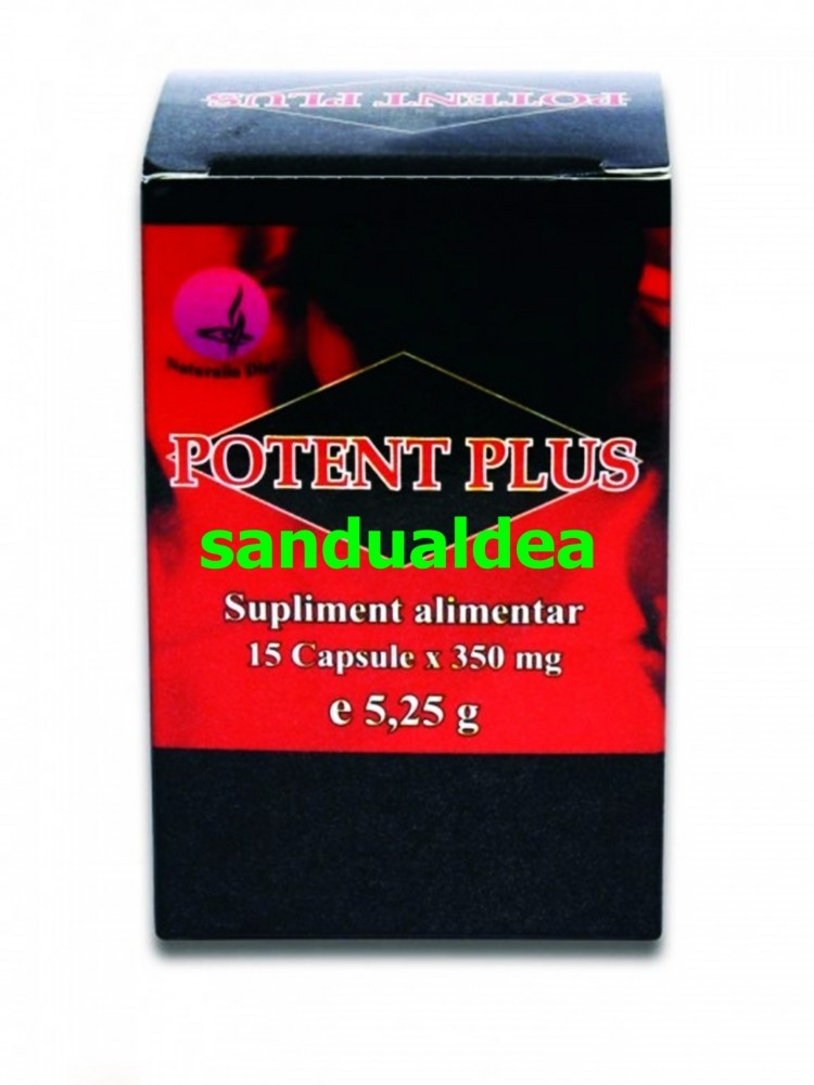 POTENT PLUS CAPSULE - PRODUS 100% NATURAL DIN PLANTE ECHIVALENT TIANLI ...