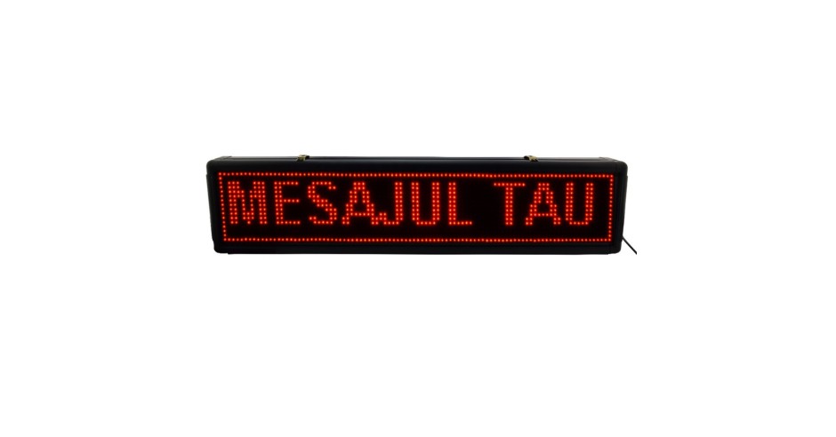Panou reclama luminoasa LED pentru exterior, text personalizabil ...