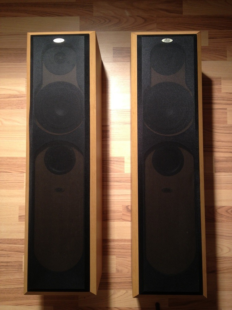 Pereche Boxe HI FI - ELTAX -Symphony 6 "Gold " - 80w- sinus/8 ohm ...