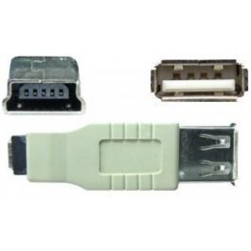 Adaptor USB mama la mini USB mama | arhiva Okazii.ro