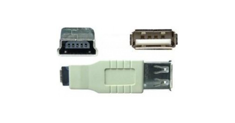 Adaptor USB mama la mini USB mama | arhiva Okazii.ro