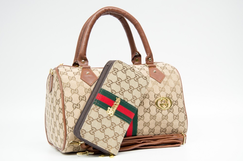 Set Geanta / Poseta de umar sau mana + portofel GUCCI - Cadou Surpriza ...