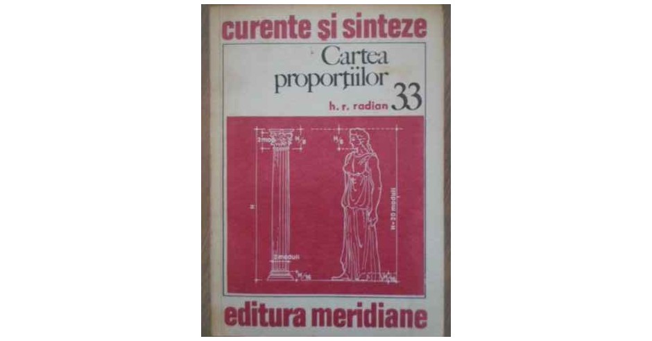 Cartea Proportiilor Principii Si Aplicatii In Arhitectura Si - H.r ...