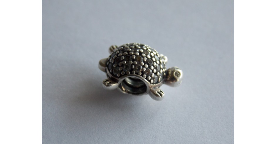 Talisman Pandora testoasa cu zirconii -791538CZ (791) | arhiva Okazii.ro