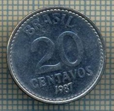 7832 MONEDA- BRAZILIA - 20 CENTAVOS - anul 1987 -starea ce se vede ...