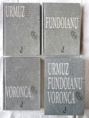 "URMUZ Pagini Bizare * FUNDOIANU Versuri * VORONCA Versuri", 3 vol. in ...