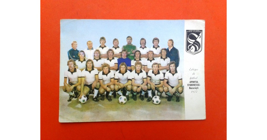 POZA CU ECHIPA DE FOTBAL SPORTUL STUDENTESC din 1977 | arhiva Okazii.ro