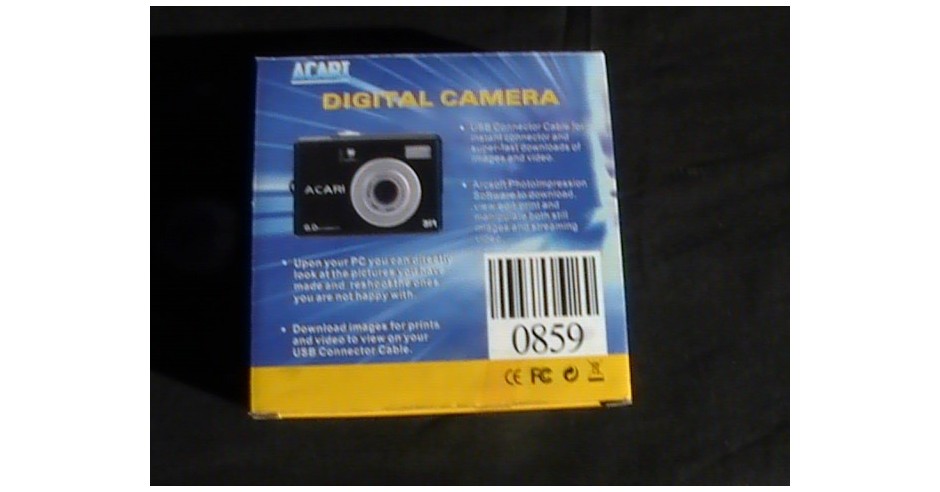 DIGITAL CAMERA-ACARI-DISC+CABLURI+CUTIE ORIGINALA- | arhiva Okazii.ro