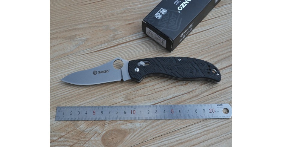 Briceag fabricat de Ganzo dupa modelul Spyderco C90 Stretch | arhiva ...