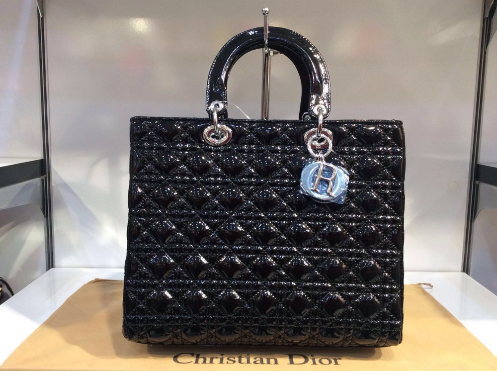 Geanta Christian Dior * Lady Dior Big Size * Piele Eco First Class ...