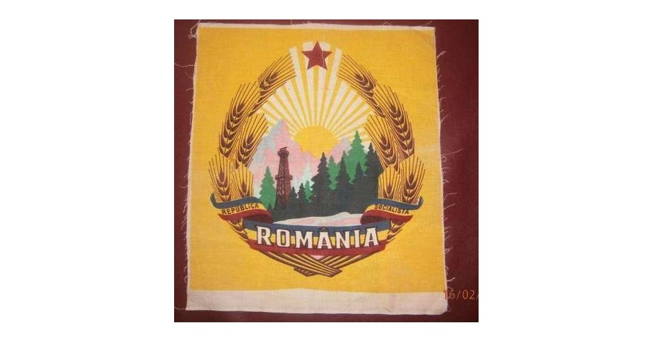 UNICAT!! Stema Romaniei comuniste, RSR, noua, eticheta de pret ...