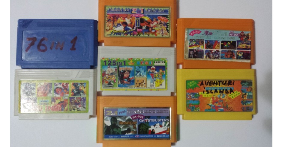 CASETE NINTENDO GALBENE TERMINATOR FAMICLONE | arhiva Okazii.ro