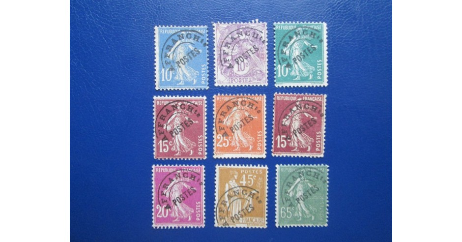 TIMBRE FRANTA 1921 SEMANATOAREA SERIE, Stampilat | Okazii.ro