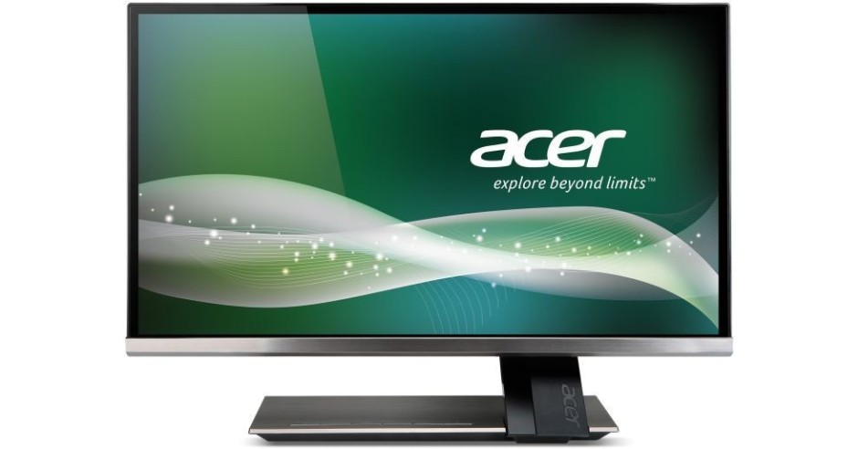Monitor LED Acer S236HL, 16:9, 23 inch, Full HD, IPS, 6 ms, gri inchis ...