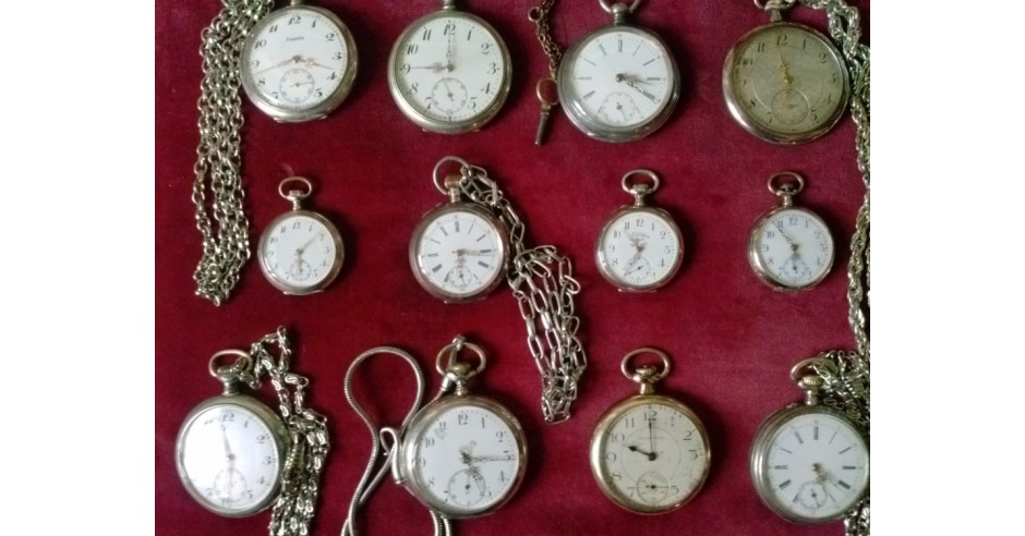 CEAS DE BUZUNAR- ARGINT TITLU 800 SAU 900 la mie - anii 1900 - FUNCT. PERFECTA ! | arhiva Okazii.ro