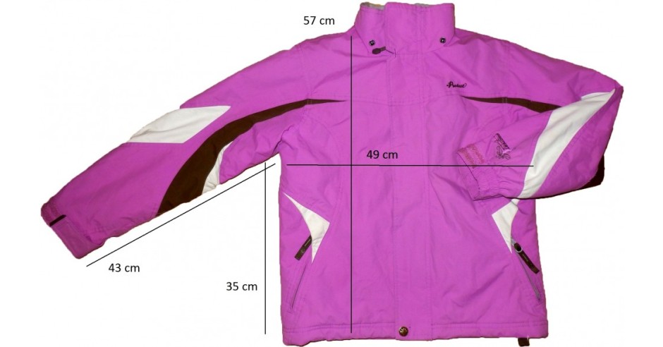 Geaca ski schi snowboard PROTEST originala Geotech 4000mm(fete 152 cm ...