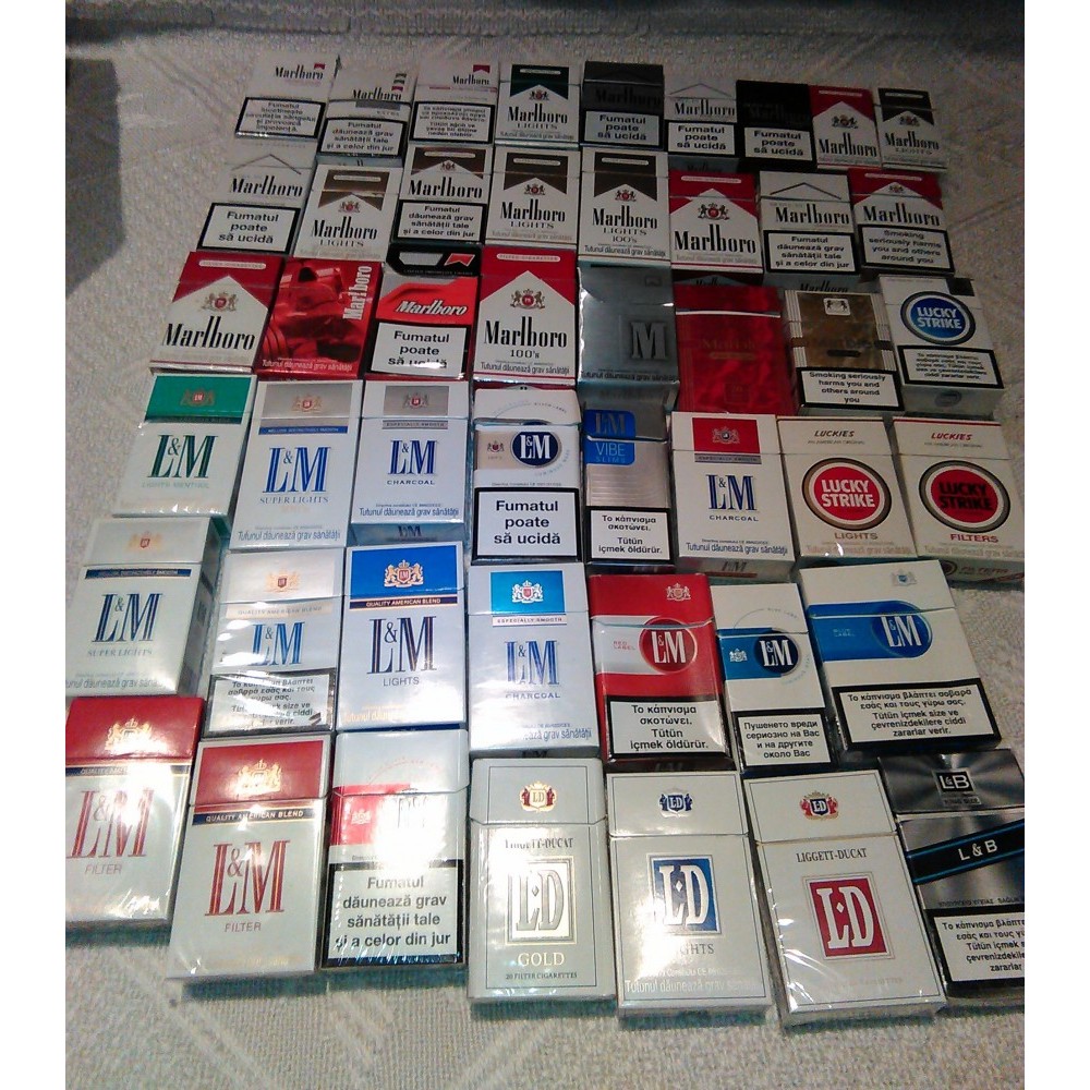 Lot de 300+ pachete de tigari goale pentru colectie | arhiva Okazii.ro