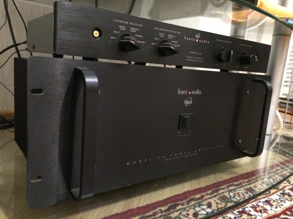 Amplificator -Forte audio model 1a + preamp - Forte audio model 40 ...