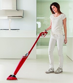 Mop curatare cu aburi Vileda 100?C Hot Spray, Fara fir | arhiva Okazii.ro