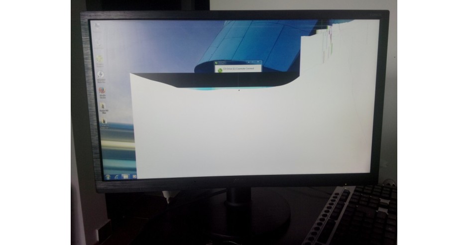 Monitor LED AOC E2460S 24 inch wide black display spart. | arhiva Okazii.ro